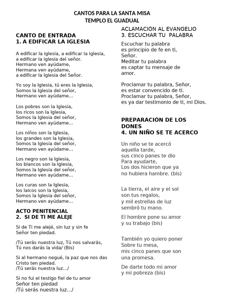 A Edificar La Iglesia | PDF | María, madre de Jesús