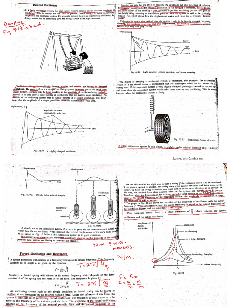 Damping and Resonance | PDF