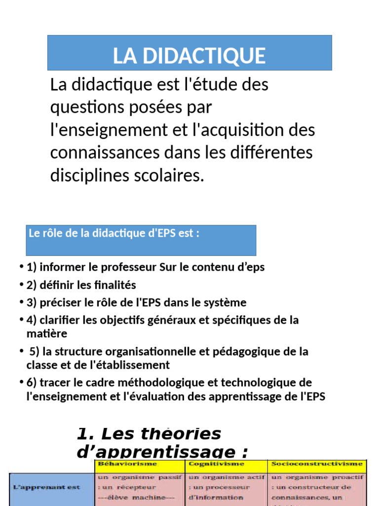 Dida | PDF | Pédagogie | Instruction différenciée