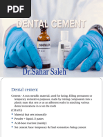 Recent Advances in Luting Cements | PDF | Dental Composite | Dental ...