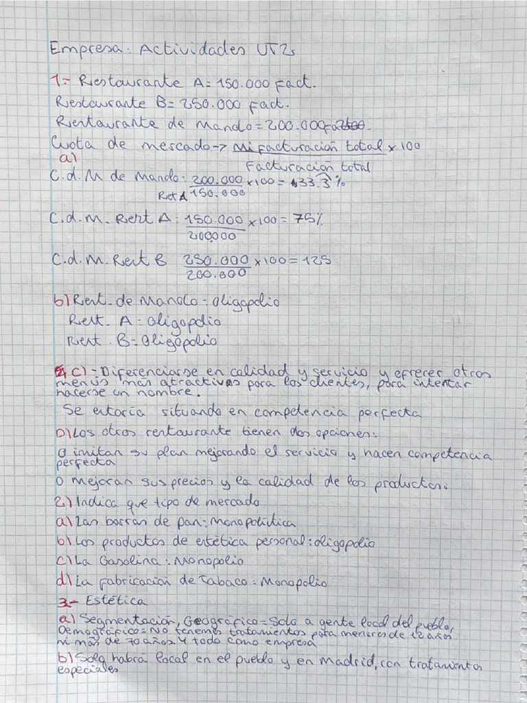 Tarea Ut 2 Empresa | PDF