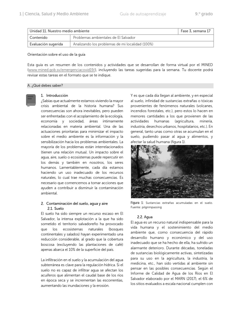 Tema 6 Noveno CC 2 | PDF | Residuos | Contaminación