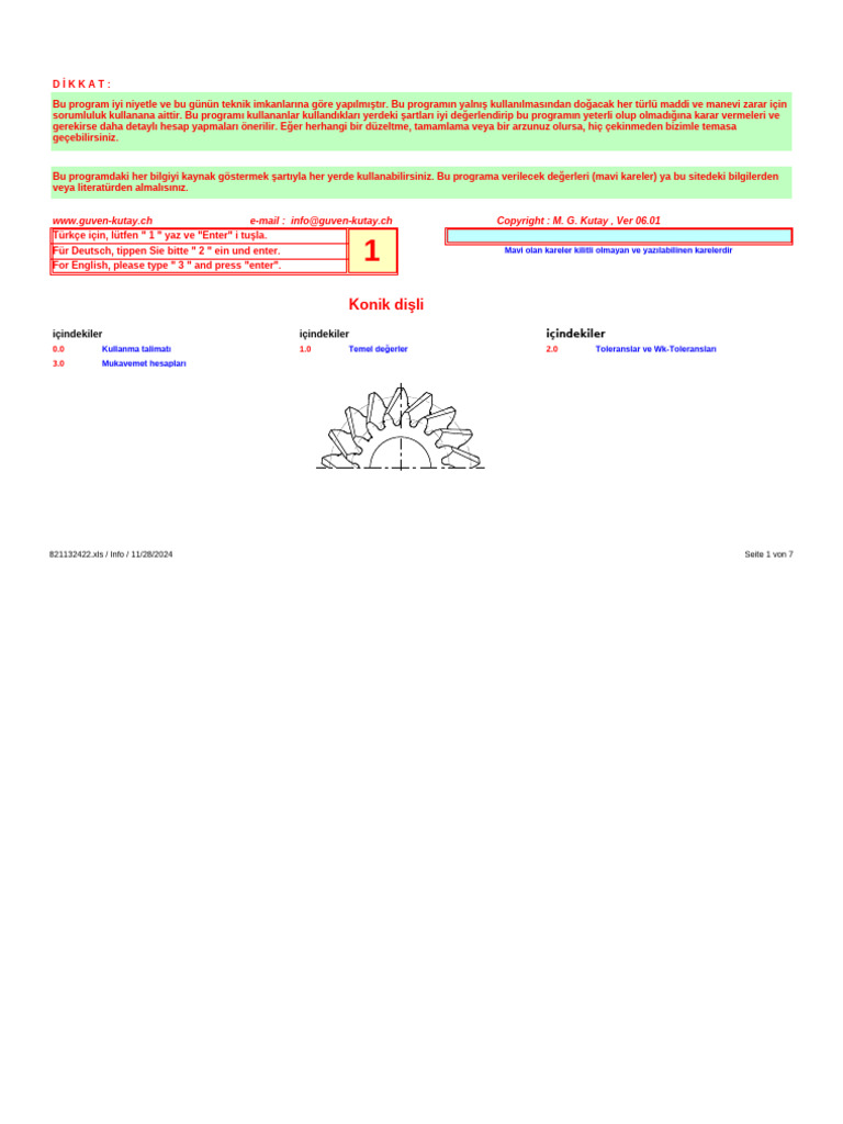 12 03b Konik Disliler 0 Kontrol | PDF