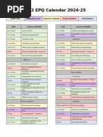 Epq Gantt Chart Template | PDF