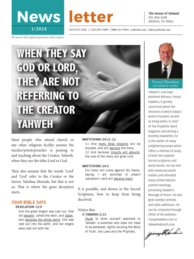 1-2024 nl | PDF | Satan | Old Testament Books