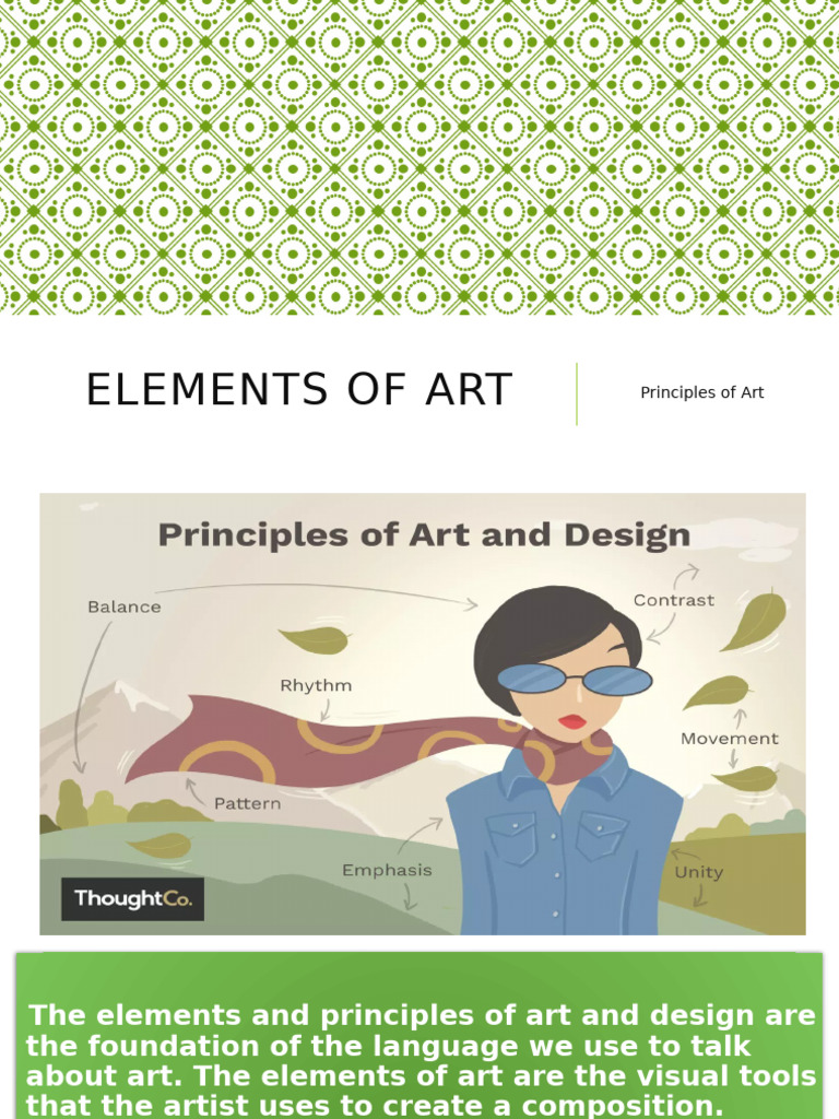 Elements and Principles of Art | PDF | Composition (Visual Arts) | Vision