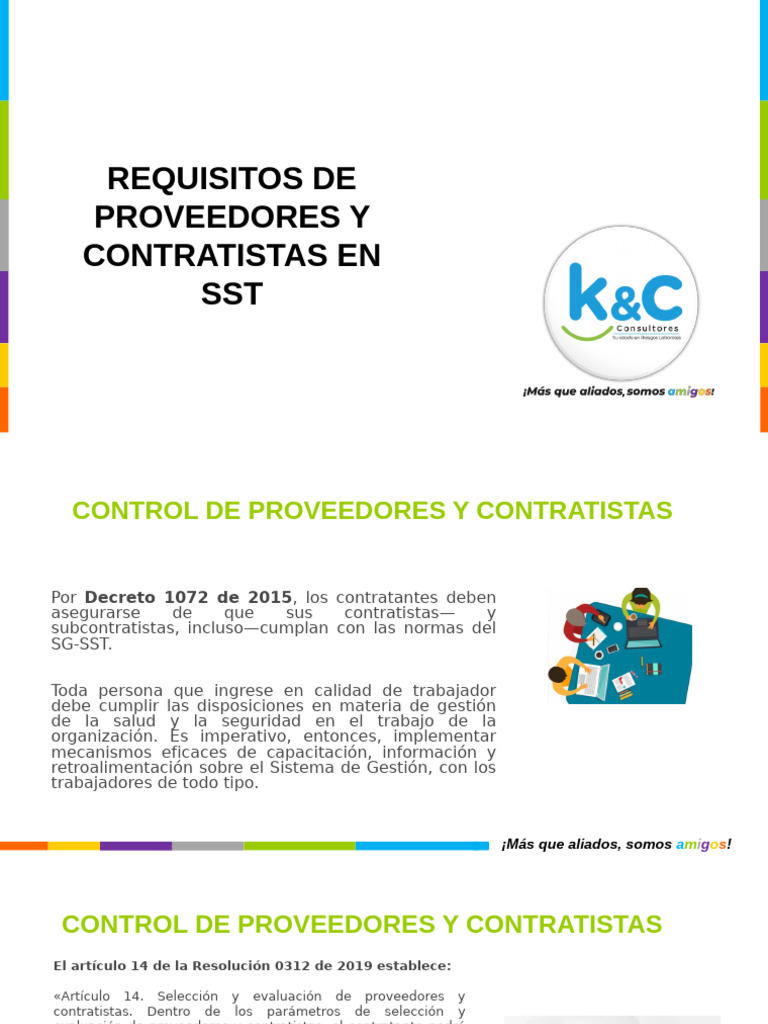 Requisitos de Contratistas | PDF | Evaluación | Outsourcing