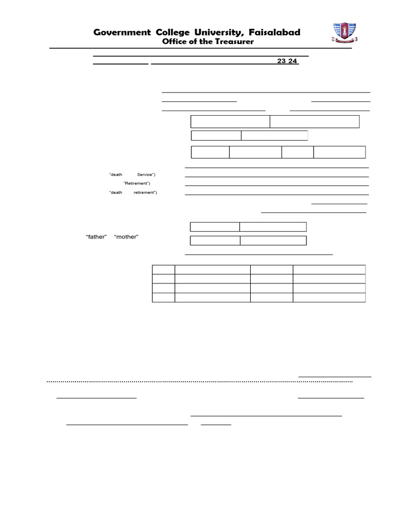 Benevolent Fund Educational Scholarship Form | PDF