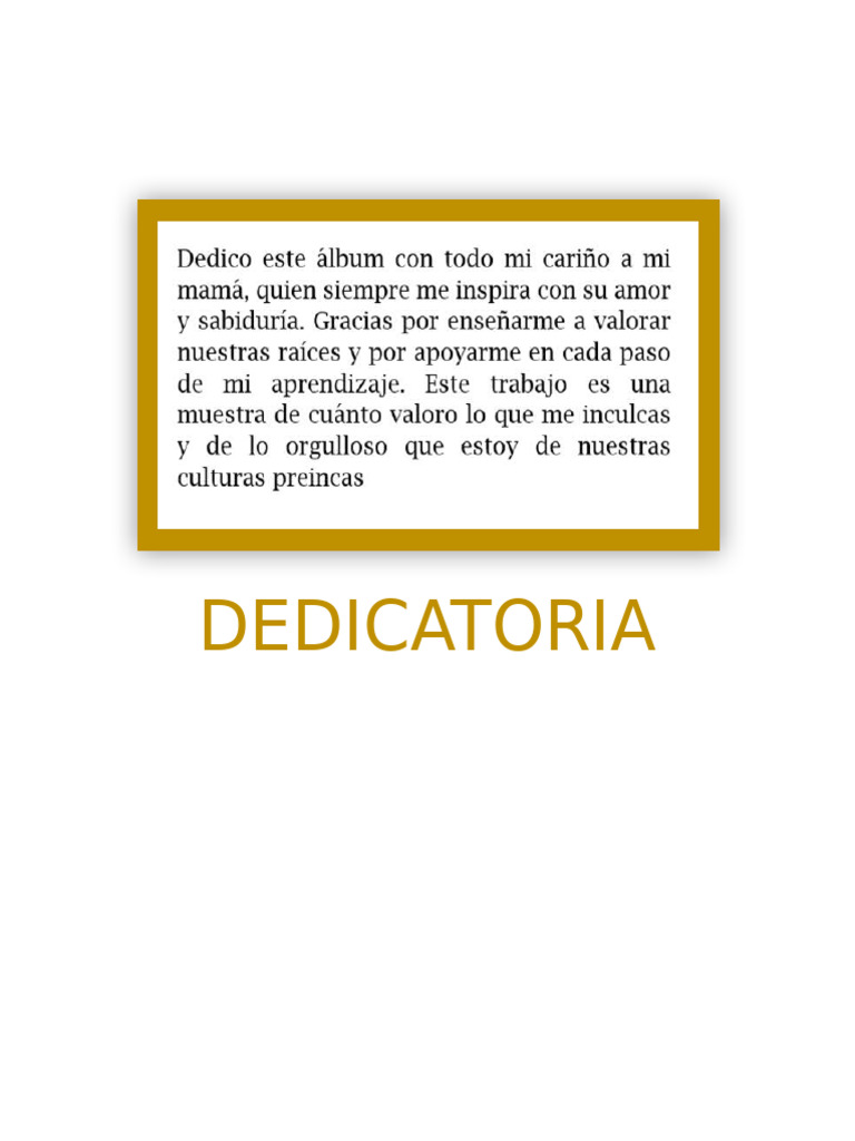 DEDICATORIA | PDF