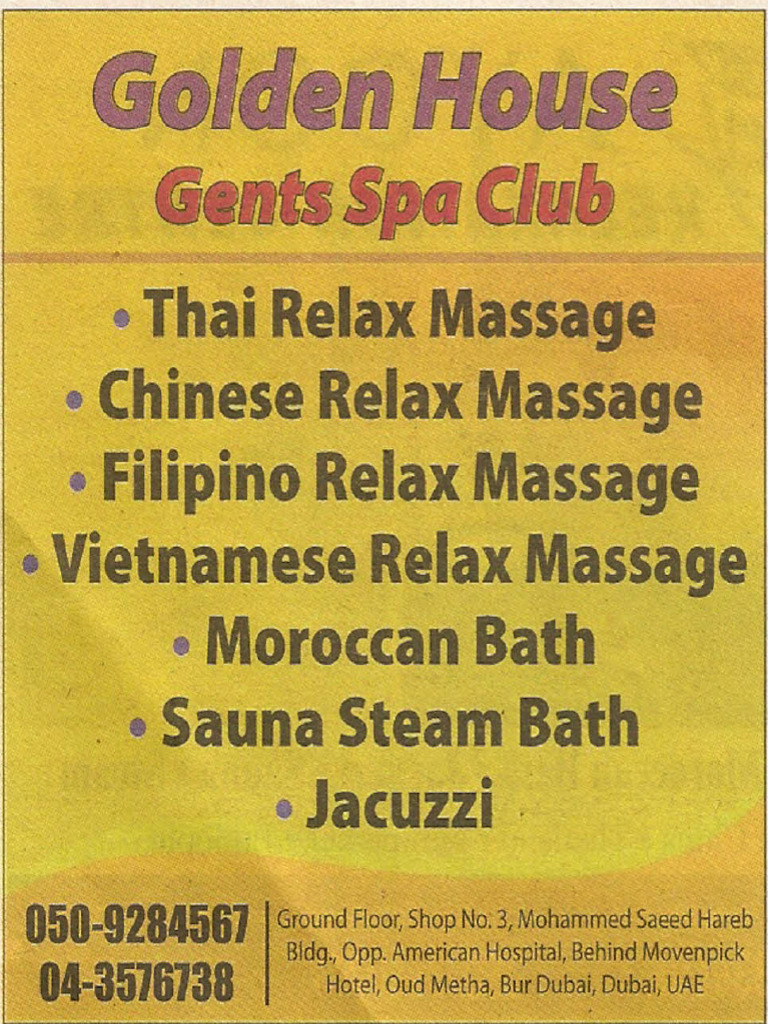 Golden House Spa | PDF