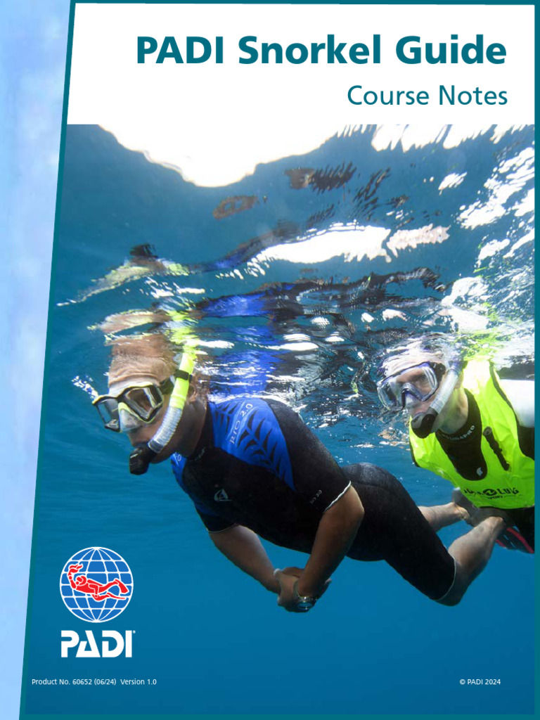 PADI Snorkel Guide Course Notes | PDF | Snorkeling | Cardiopulmonary ...