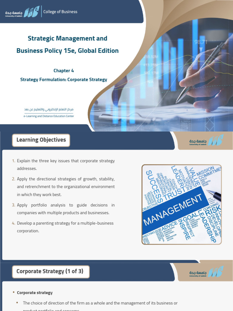 Ch. 4 Strategy Formulation Corporate Strategy | PDF | Strategic Management | Supply Chain