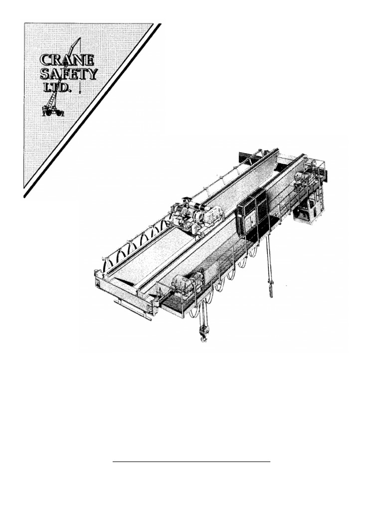 Crane Safety Overhead Cranes Course Materials | PDF | Crane (Machine ...