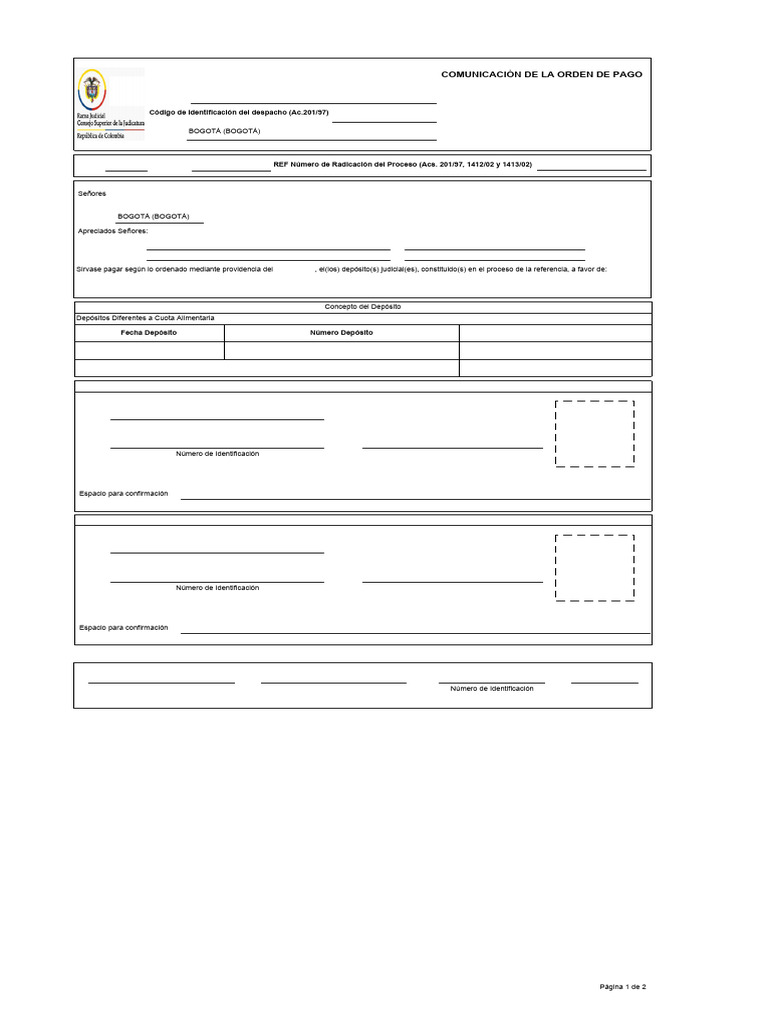 PDJ RPT OrdenPagoDJ04 | PDF | Bancario