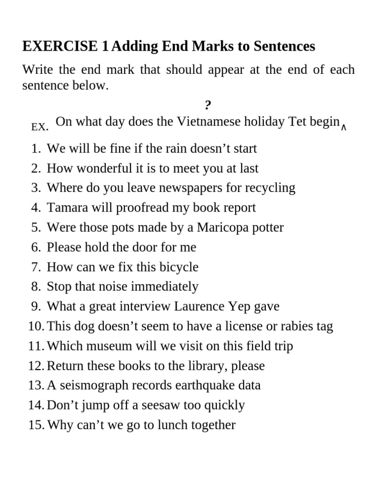 End Marks | PDF