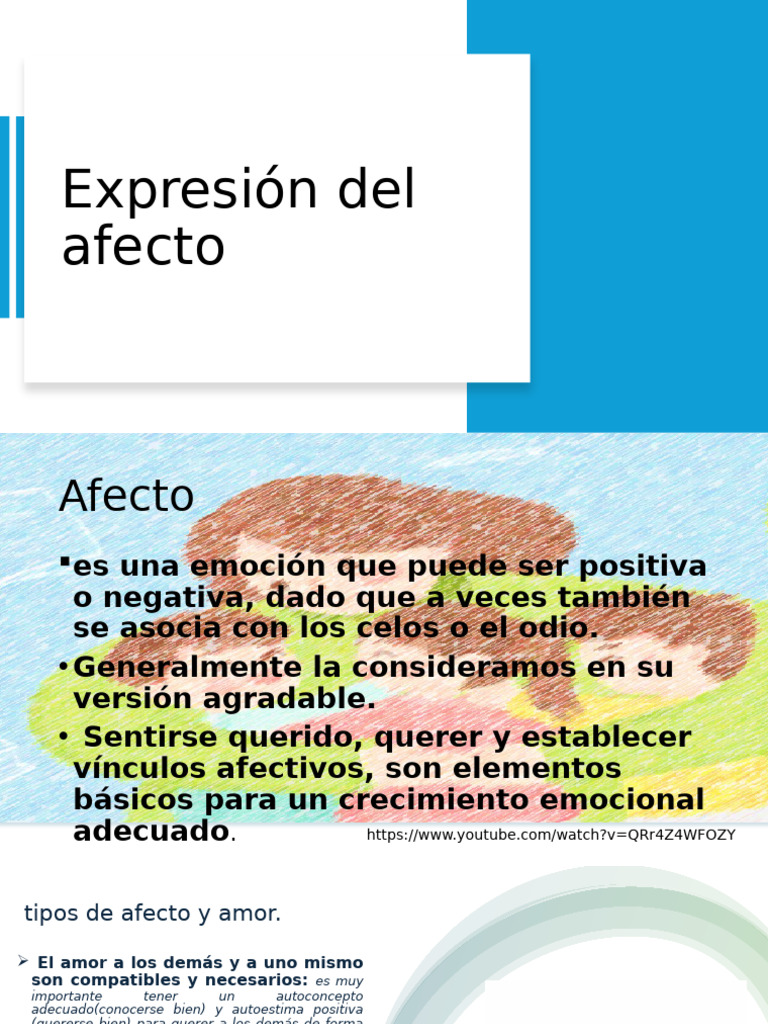 Expresión de Afecto. Afecto en La Familia | PDF | Amor | Las emociones
