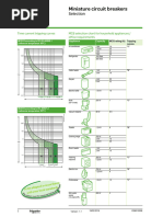 MCB Selection Chart for Motors | PDF | Voltage | Electricity