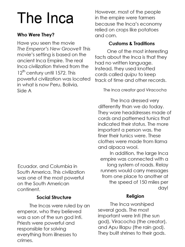 The Inca Empire: History and Culture | PDF | Iroquois | Maya Civilization