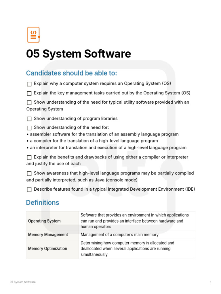 05 System Software | PDF | Programming | Computer Program