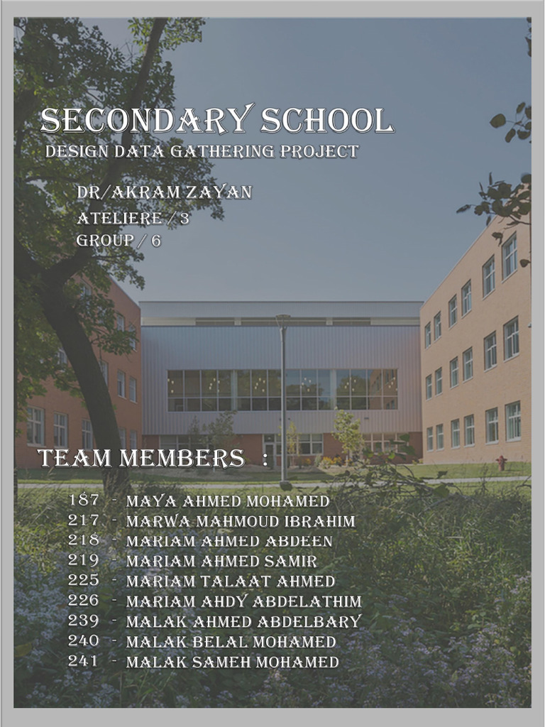 School Design Research-Final Presentation | PDF | Playground | Libraries