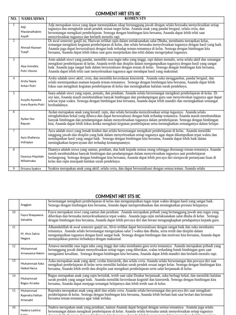 Koment HRT 2C - Q1 | PDF