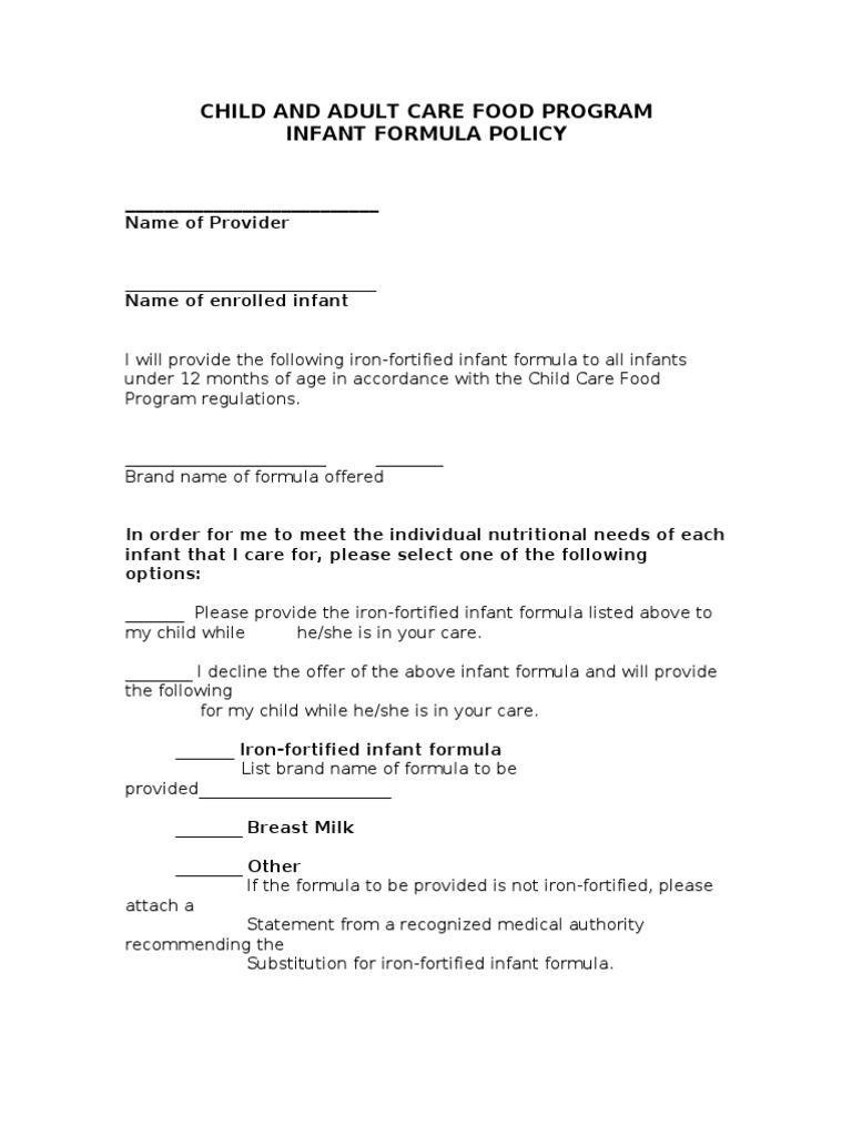Inf Form Pol Statement | PDF | Wellness