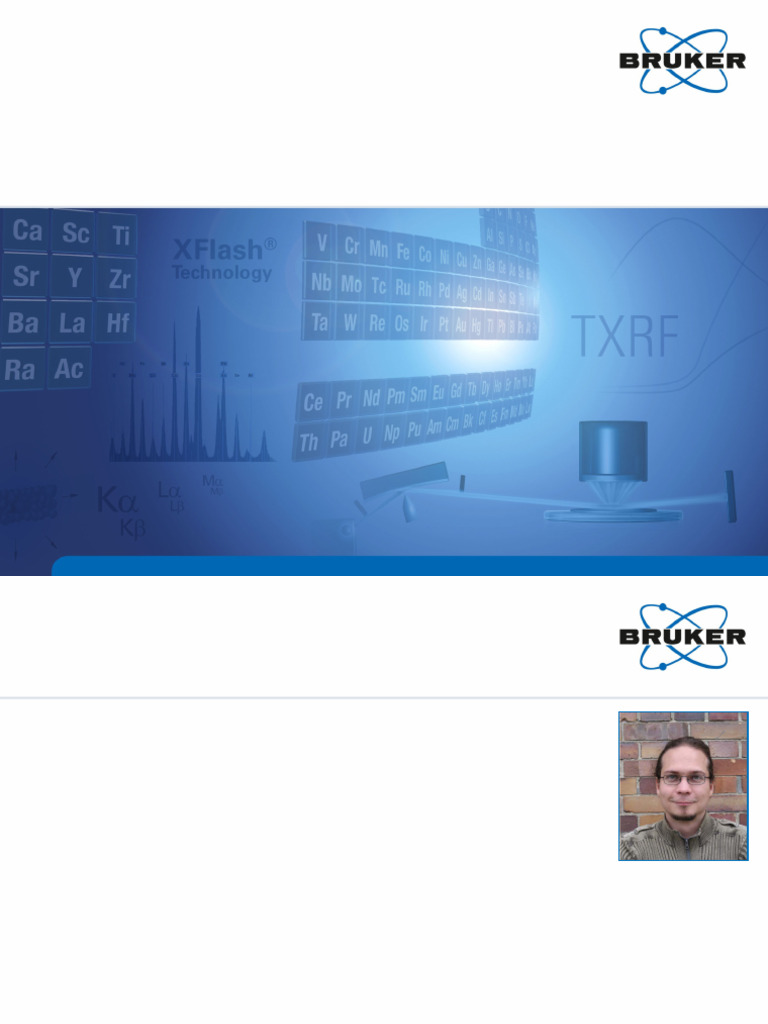 Bruker TXRF Webinar SP 2012-04-26 Lowres | PDF | Reflexión (Física) | Rayo X