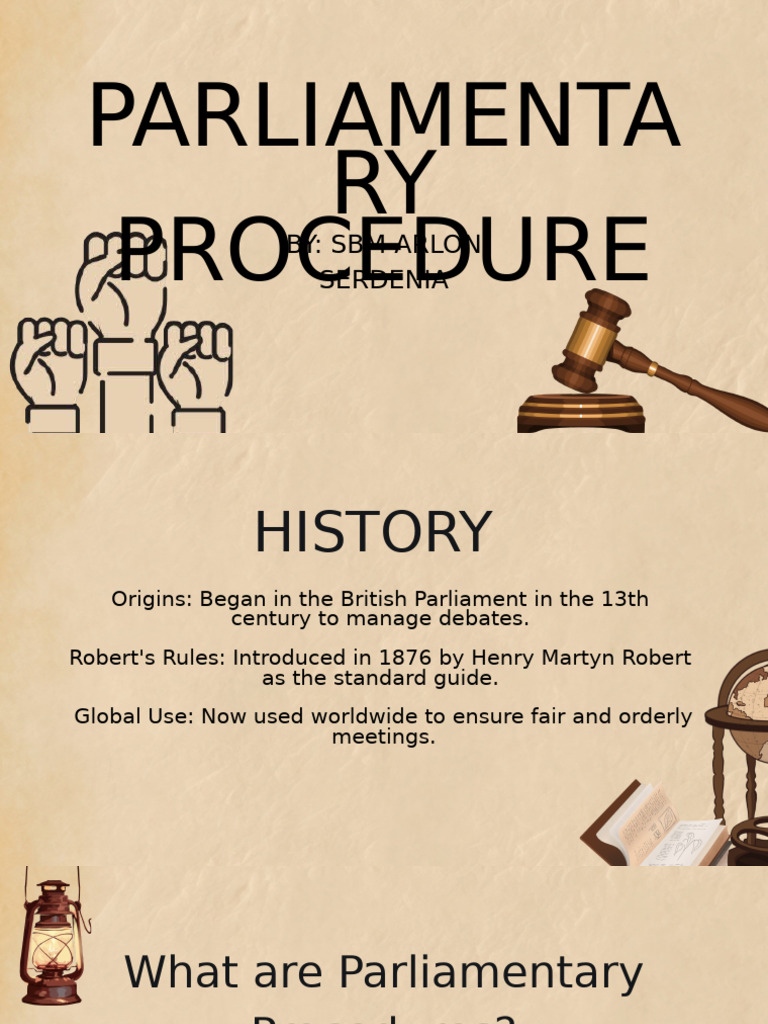 Understanding Parliamentary Procedures | PDF | Group Decision Making ...