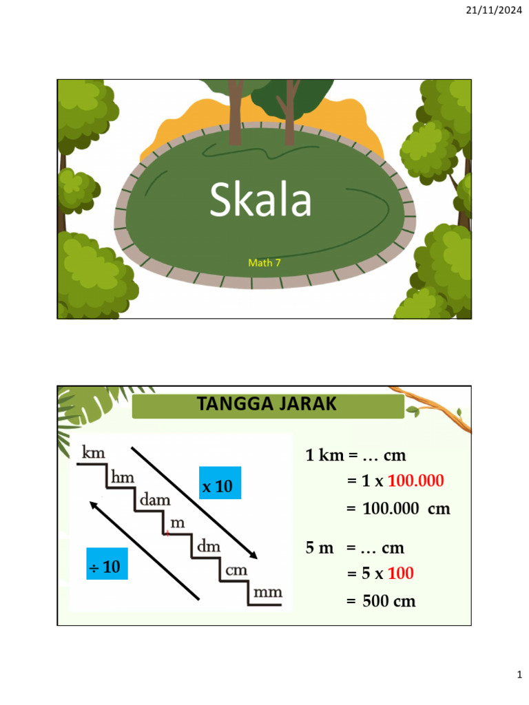 Skala (Tangga Jarak) | PDF