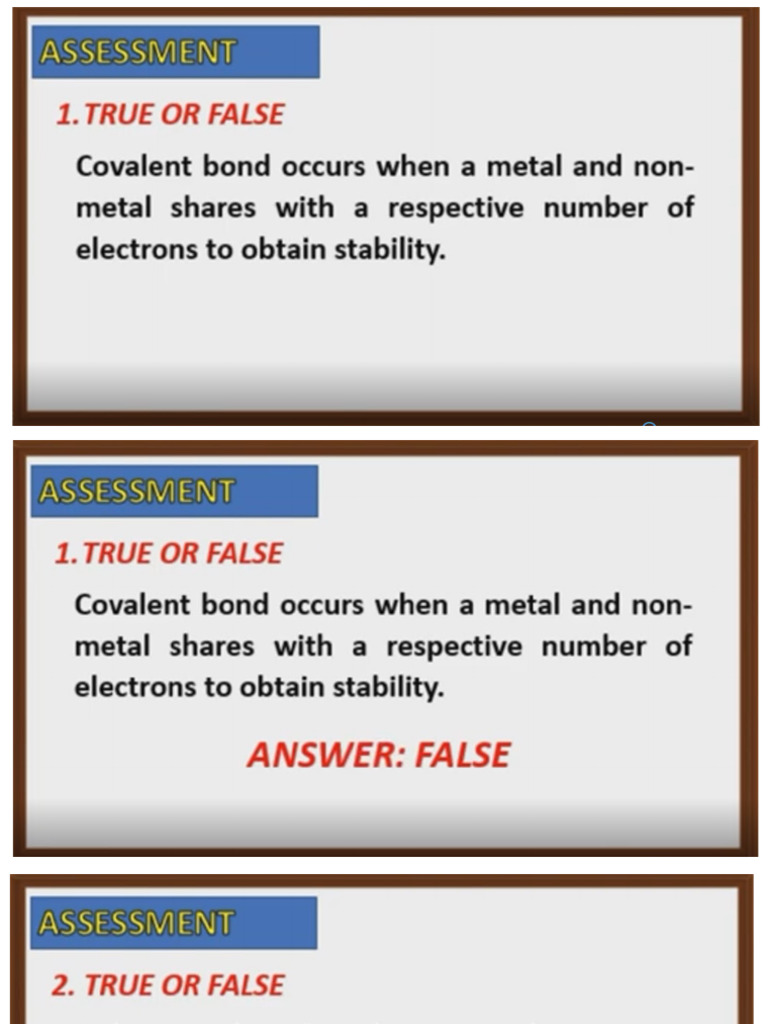 Chemical Bonding Basics Quiz | PDF | Ionic Bonding | Chemical Bond