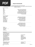Construction RFI Template Guide | PDF | Request For Information ...