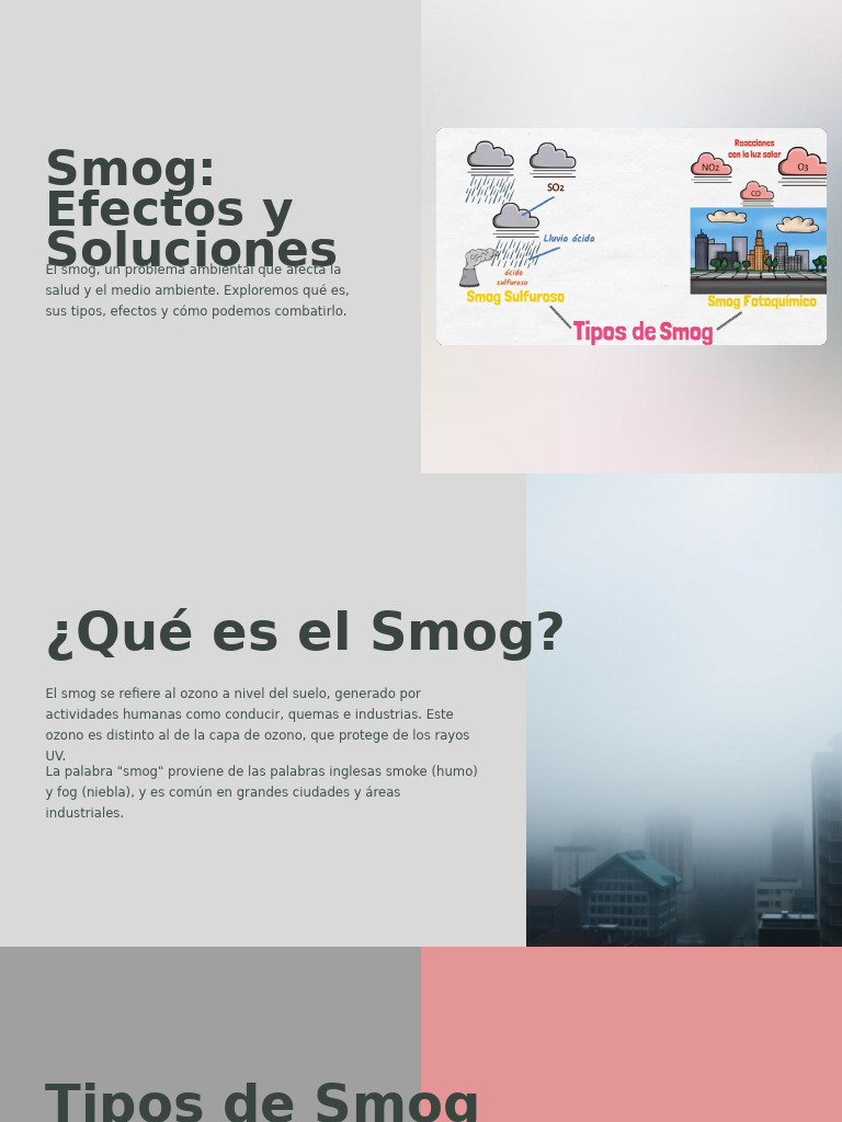 Smog Efectos y Soluciones | PDF