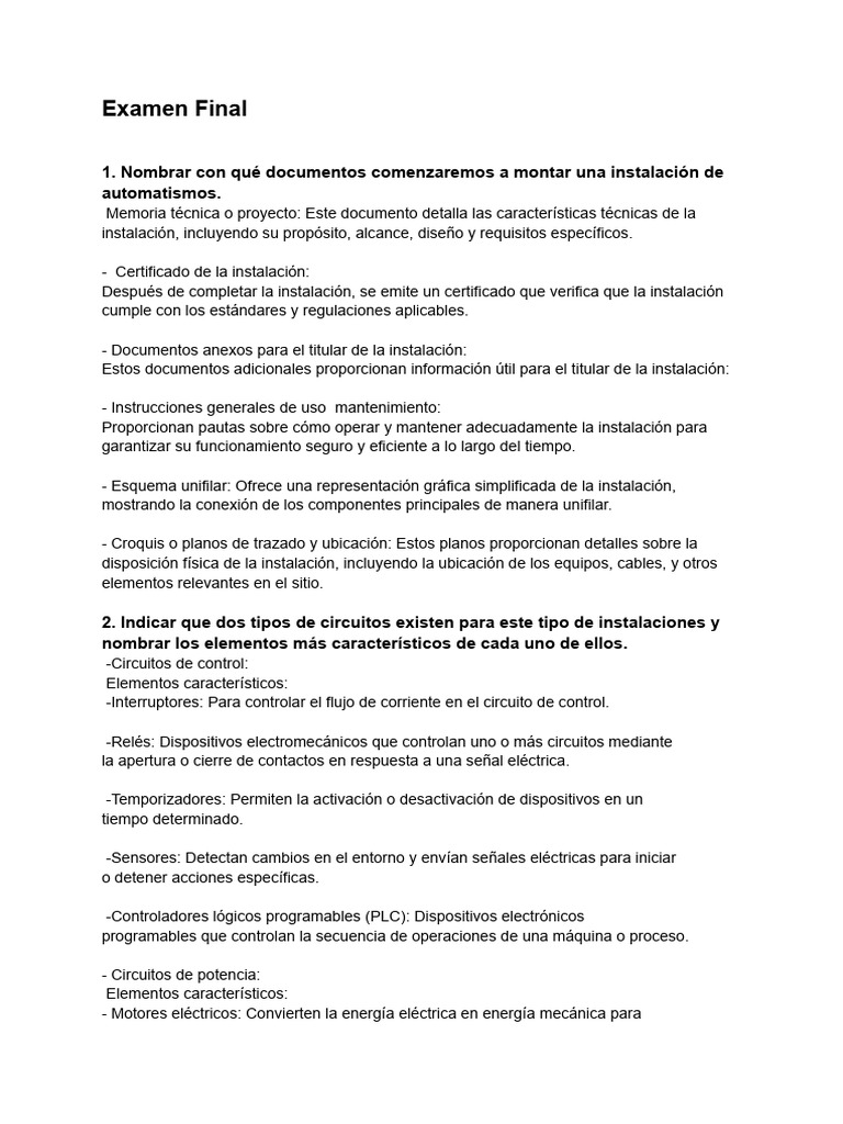 Examen Final 3 | PDF | Ingenieria Eléctrica | Red eléctrica
