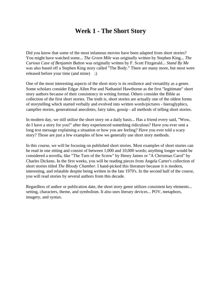 Week 1 Introduction | PDF Week 1 Introduction | PDF