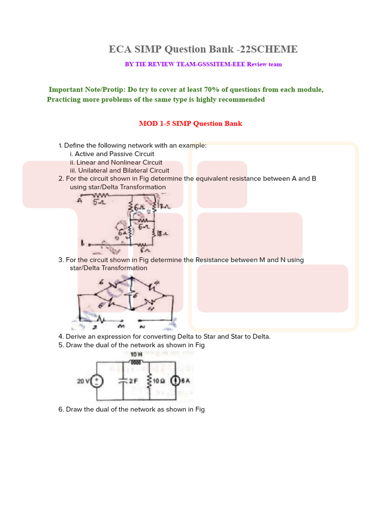 Bee302 Simp (1) PDF | PDF | Resonance | Computer Engineering
