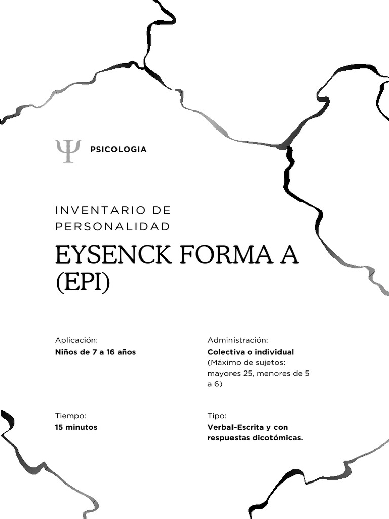 Eysenck para Niños | PDF