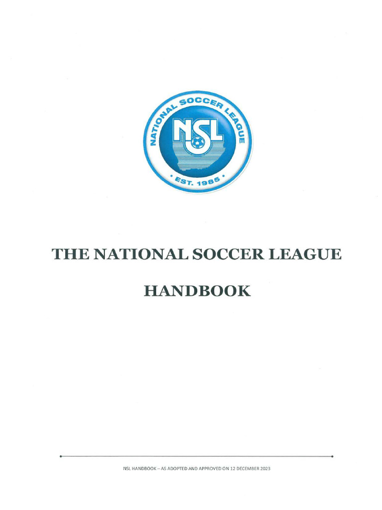 PSL NSL Handbook 2023 | PDF
