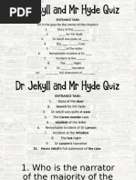 Jekyll and Hyde Study Questions Guide | PDF | Strange Case Of Dr Jekyll ...