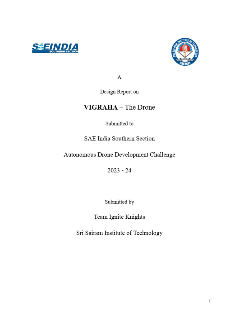 Design Report Final Document | PDF | Unmanned Aerial Vehicle | Stress ...