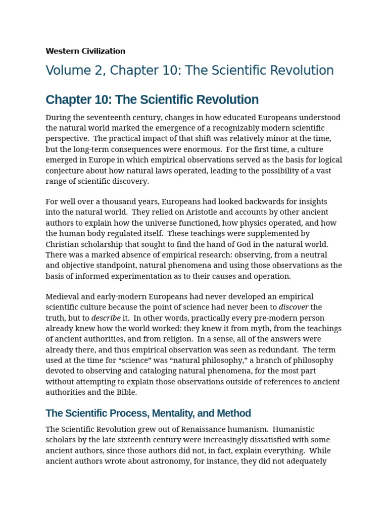 The Scientific Revolution | PDF | Heliocentrism | Galileo Galilei