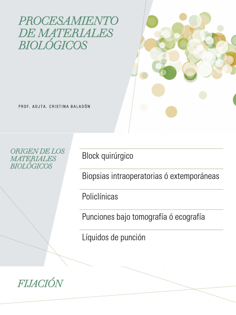 Procesamiento de Materiales Biológicos | PDF | Cloroformo ...