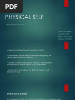 Understanding The Self - THE PHYSICAL SELF | PDF | Body Image | Heredity