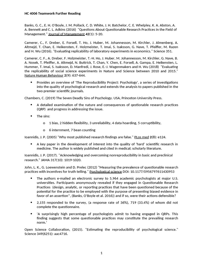 Robust Science Futher Reading | PDF | Hypothesis | Epistemology Of Science