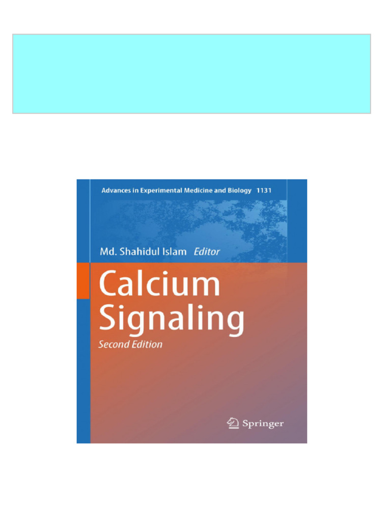 (Ebooks PDF) Download Calcium Signaling Md. Shahidul Islam Full ... (Ebooks PDF) Download Calcium Signaling Md. Shahidul Islam Full ...