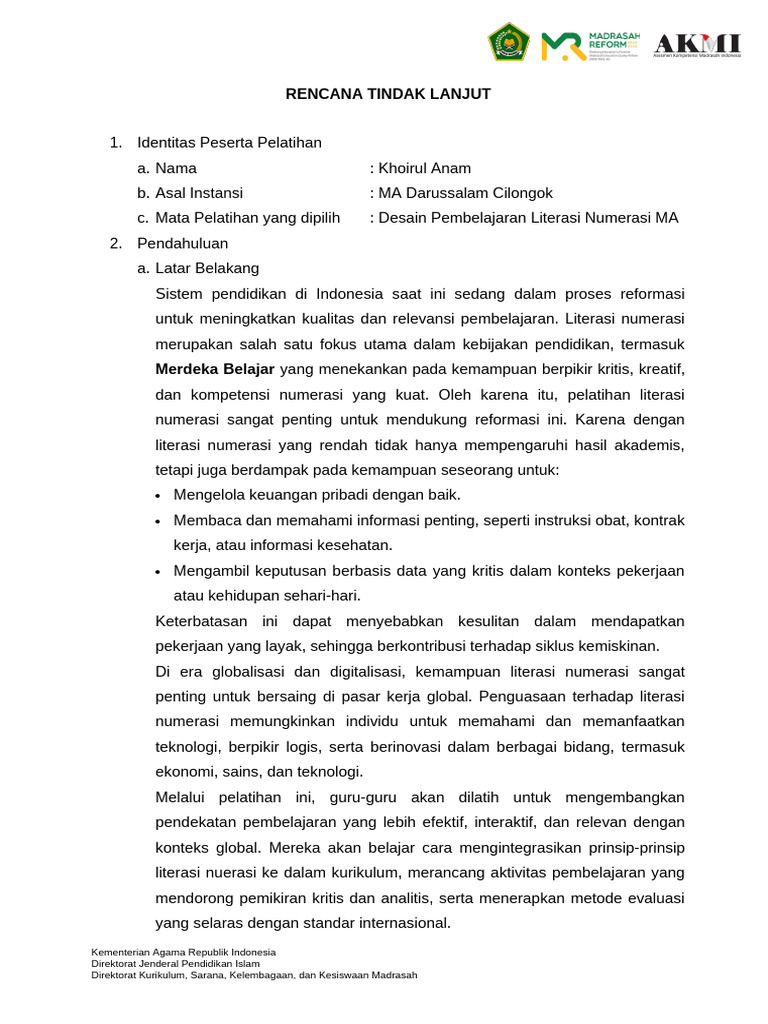 Format RTL 2024 | PDF