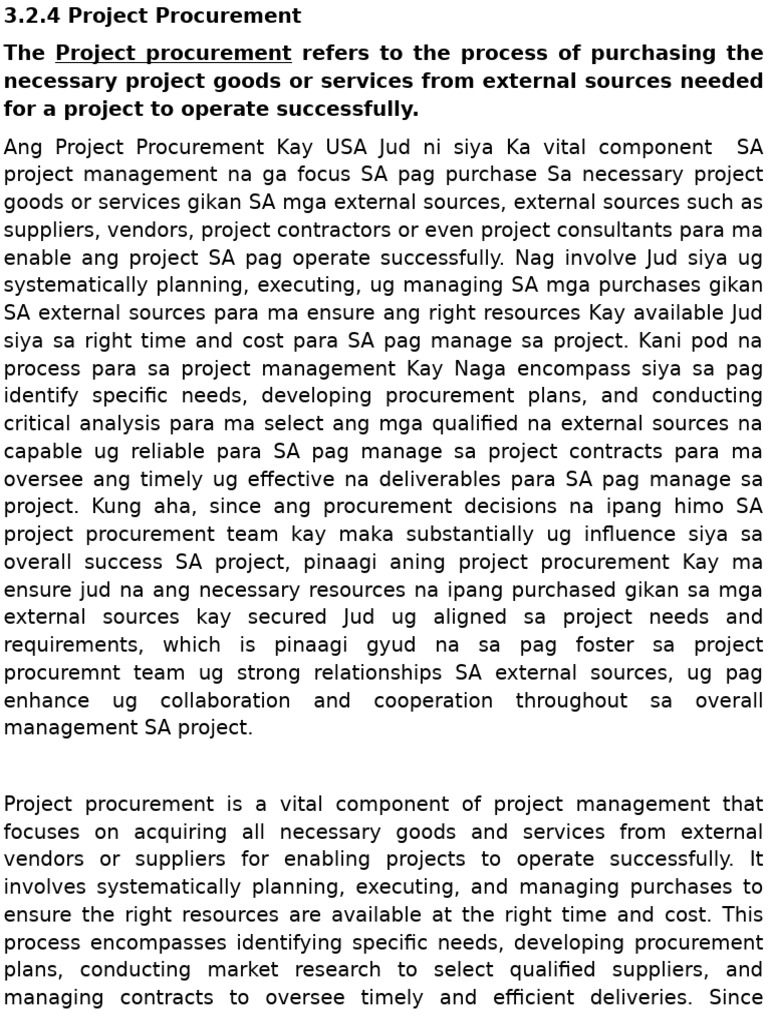 Project Management Reporting Guide | PDF | Procurement | Supply Chain