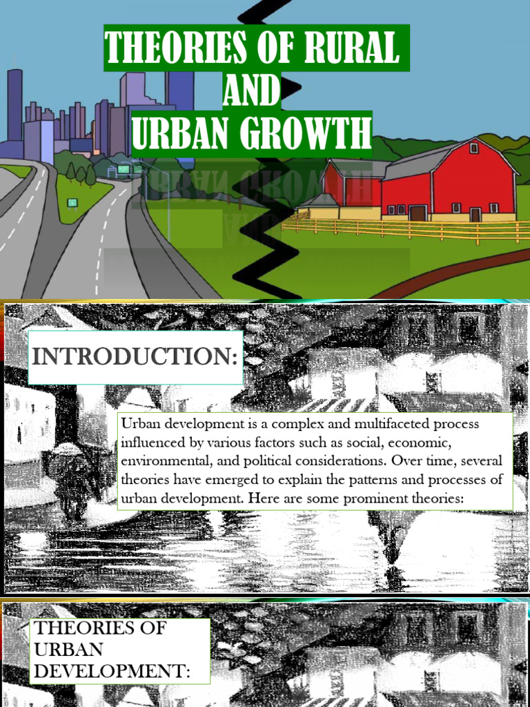 Theories of Rural and Urban Growth | PDF | Sustainability | Urban Planning