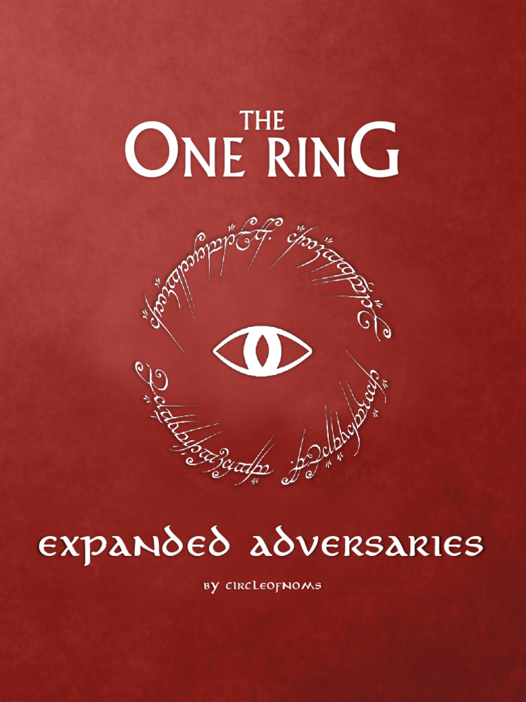 One Ring Adversaries Guide | PDF | Spider | J. R. R. Tolkien