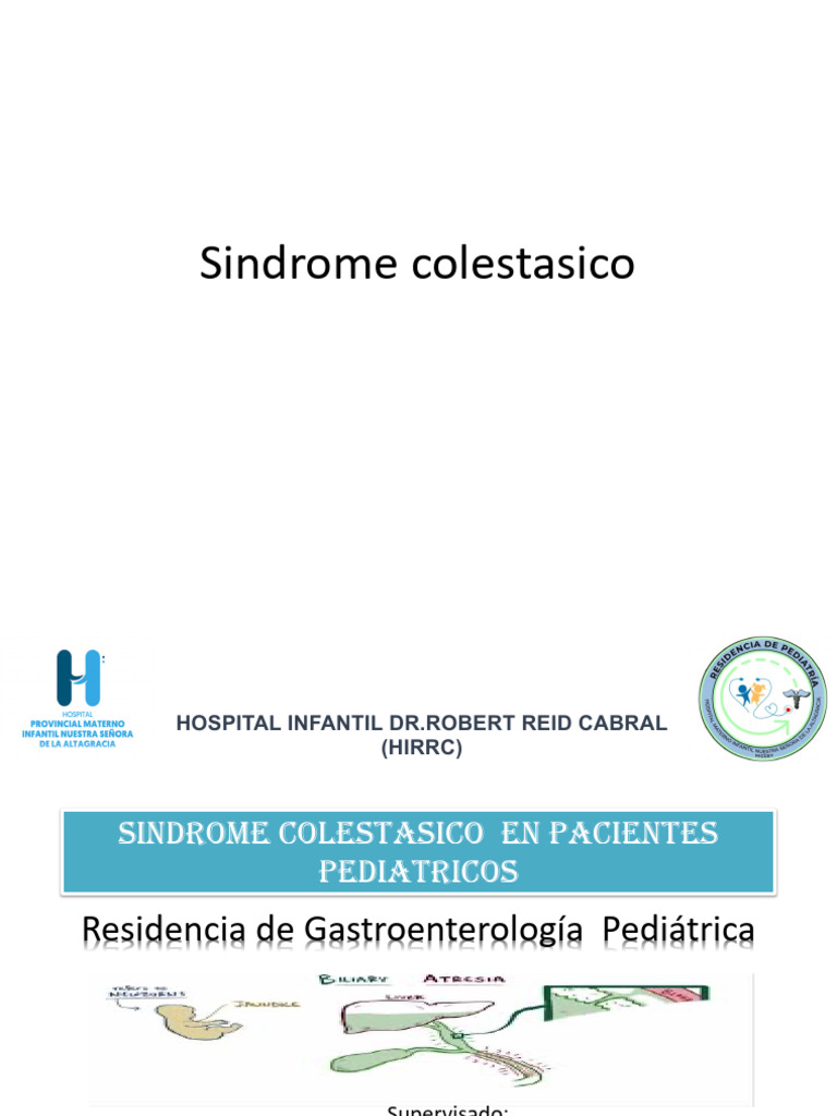Sindrome Colestasico | PDF | Bilis | Sistema digestivo