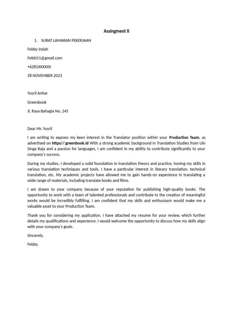 Assingment II (Done) | PDF